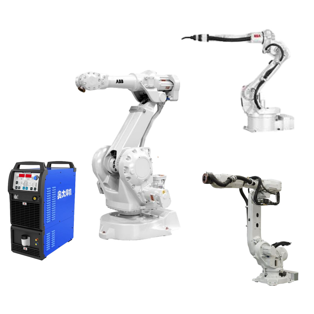 KUKA FANUC ABB YASKAWA بازوی ربات صنعتی 6 محور با جوشگر MIG MAG به ...